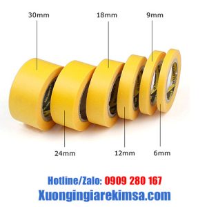 Băng keo che sơn, băng keo giấy che chắn sơn giá sỉ rẻ tphcm